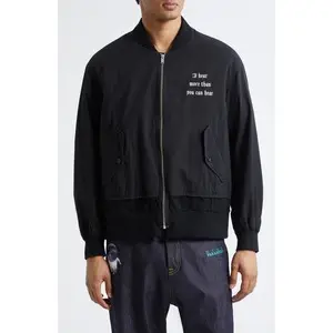 UNDERCOVERISM Graphic Cotton Bomber Jacket