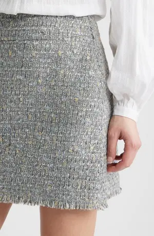 Hugo Boss Vatoni Tweed Miniskirt