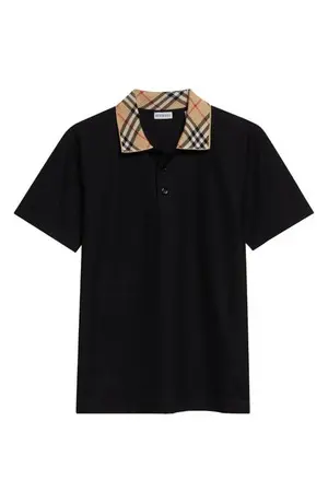 Burberry Half Placket Polos For Men