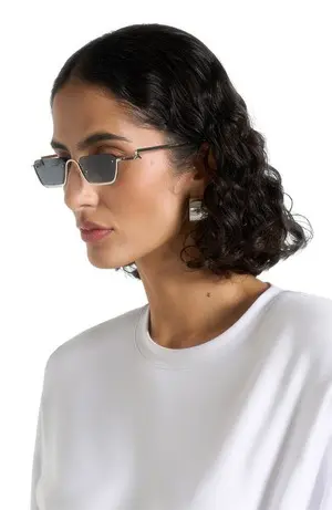 Manière De Voir Kai Rectangle Rimless Sunglasses