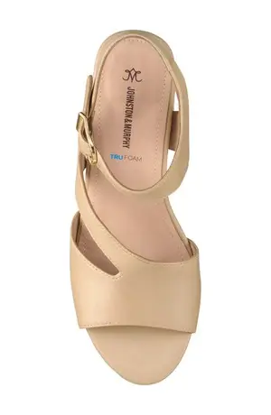 Johnston & Murphy Slingback Sandal - Sand Nappa Leather