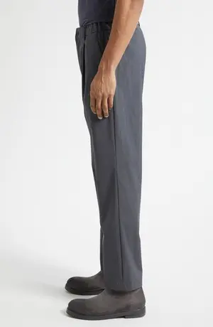 Herno Regular Fit Tech Merino Trousers - Iron