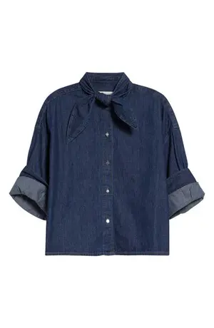 TWP Tie Nonstretch Denim Shirt