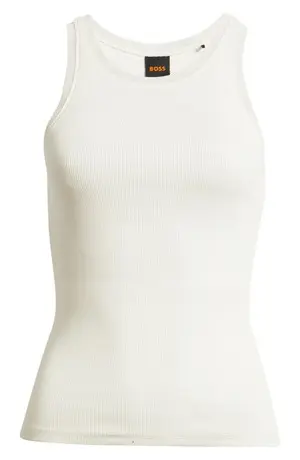 HUGO BOSS Eplie Stretch Cotton Rib Tank