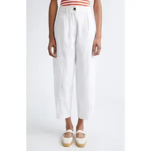 Max Mara Cotton Stretch-twill Cargo Ankle Pants