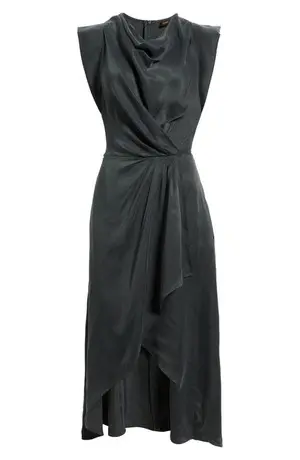 Hugo Boss Dratty Draped Midi Dress