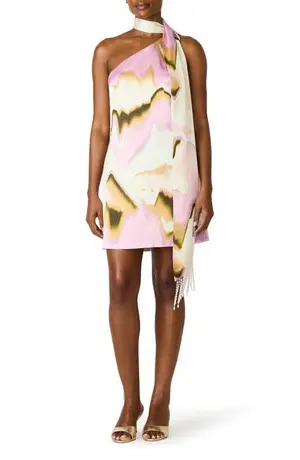 Steve Madden Charlie Asymmetric Minidress - Multi