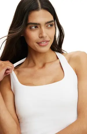 BODY Active Ultra Soft T-bar Tank - White