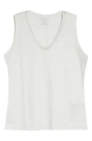 Eleventy Trimmed Knit Tank