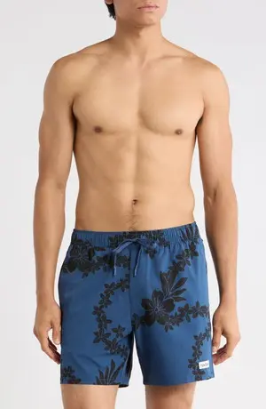 TENŌRE Printed Board Shorts - Ocean