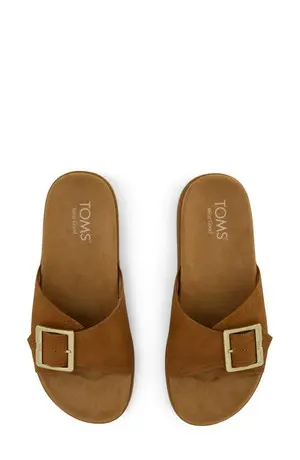 Toms Marin Slide Sandal - Medium Brown
