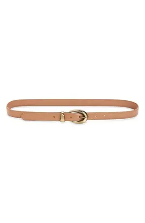 Treasure & Bond Maria Leather Belt - Saddle