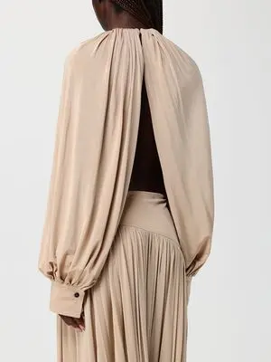 FERRAGAMO Draped High Neck Top