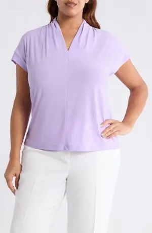 Kasper V Neck Tops