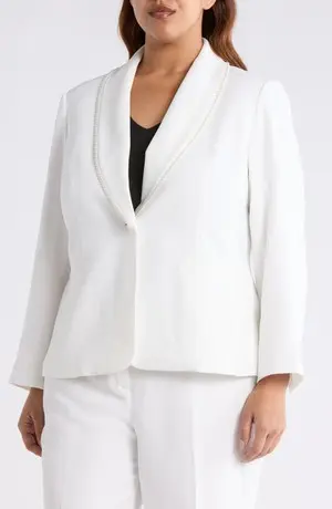 KASPER Pearly Trim Jacket