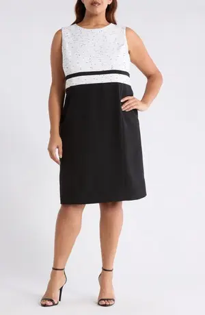 KASPER Sleeveless Sheath Dress
