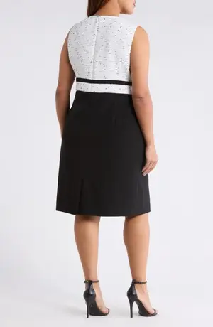 KASPER Sleeveless Sheath Dress