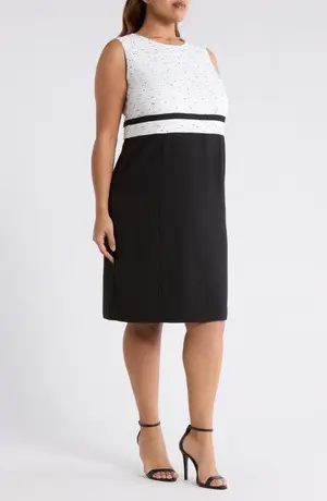 KASPER Sleeveless Sheath Dress