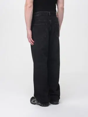 DIESEL® D-macro Wide Leg Jeans In Denim