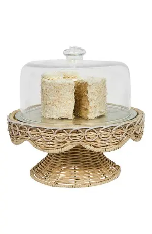 JULISKA Provence Rattan Cake Stand