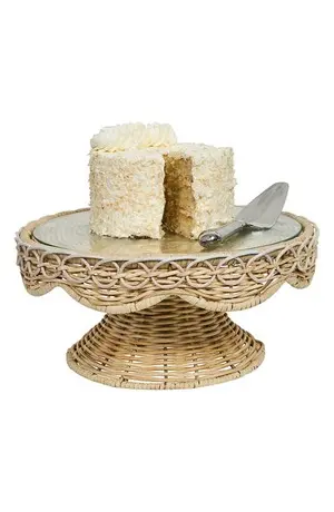 JULISKA Provence Rattan Cake Stand