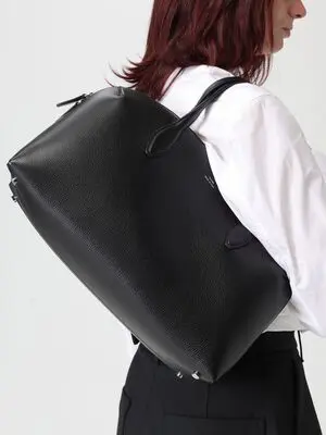 TOTEME Leather Shoulder Bag - Brown