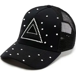 CULT OF INDIVIDUALITY Triangle Logo Snapback Trucker Hat - Black