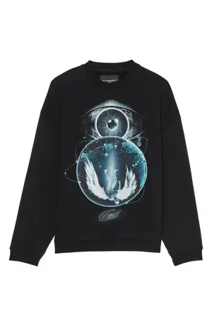 CULT OF INDIVIDUALITY Cotton Fleece Graphic Sweatshirt