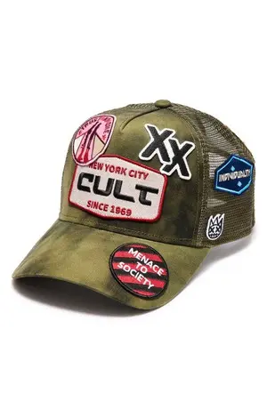 CULT OF INDIVIDUALITY Patch Trucker Hat - Camo