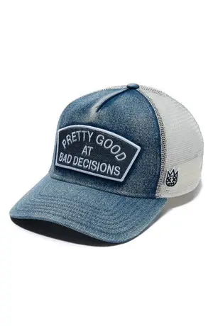 CULT OF INDIVIDUALITY Trucker Hat - Denim