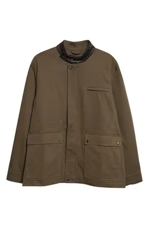WALES BONNER Vision Cotton Field Jacket - Olive/black