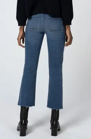 UNPUBLISHED Marlow Raw Hem Crop Jeans