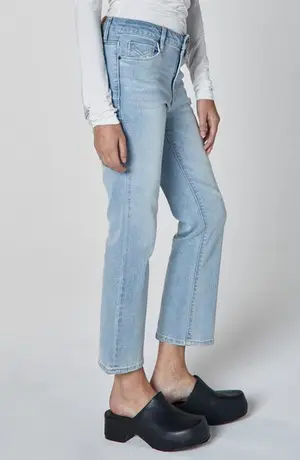 UNPUBLISHED Margaux Crop Straight-leg Jeans