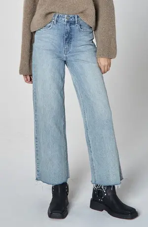 UNPUBLISHED Noemi High Waist Wide Leg Jeans - Brisk