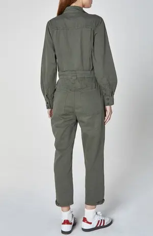 UNPUBLISHED Janna Long Sleeve Cotton Utility Jumpsuit