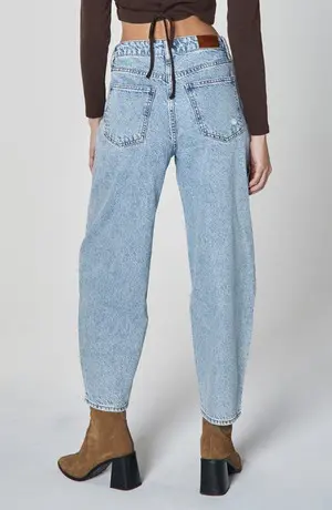 UNPUBLISHED Taylor High-waist Crop Barrel Leg Jeans