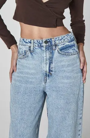 UNPUBLISHED Taylor High-waist Crop Barrel Leg Jeans