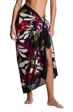 Ralph Lauren Border Print Cover-up Pareo