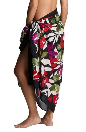 Ralph Lauren Border Print Cover-up Pareo