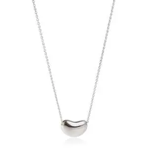 Tiffany & Co. Sterling Silver Elsa Peretti Bean Pendant Necklace - Sterling_silver