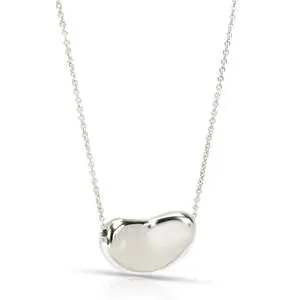 Tiffany & Co. Sterling Silver Elsa Peretti Bean Pendant Necklace - Sterling_silver