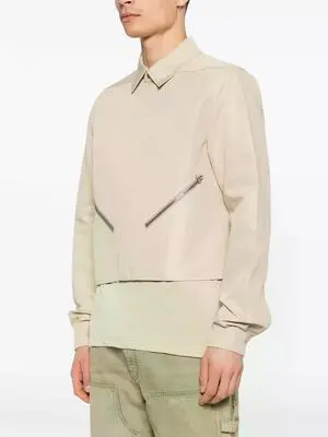 Rick Owens Zip Jacket - Neutrals