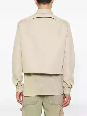 Rick Owens Zip Jacket - Neutrals