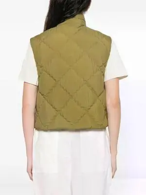 Moncler Biois Quilted Pocket Gilet - Green