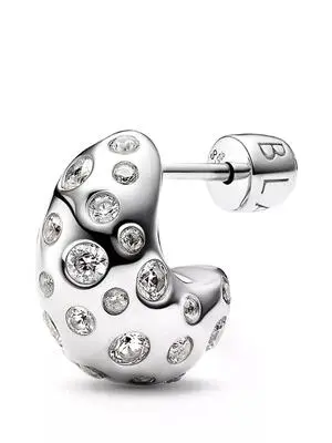 MARIA BLACK Tryvann Popcorn Earrings - Silver