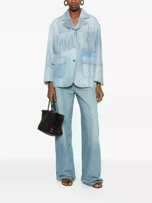 Ermanno Scervino Fringed Laser-cut Jacket