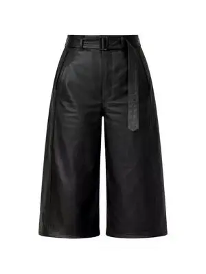 LEMAIRE Belted Wide Leg Shorts