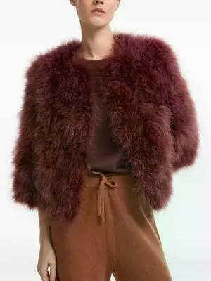 YVES SALOMON Hook-and-eye-fastening Jacket