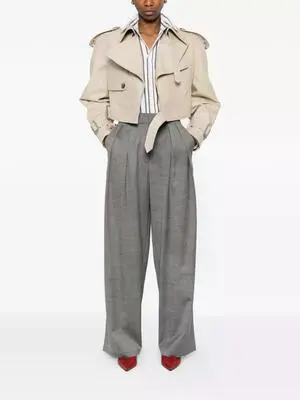 THE FRANKIE SHOP Pleated Straight Trousers