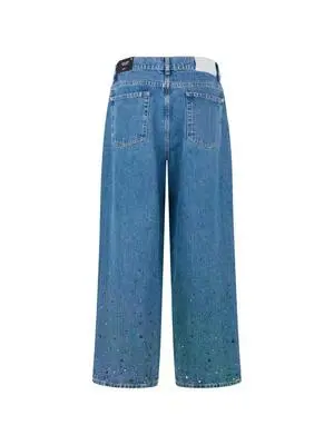 7 For All Mankind Embellished Straight Leg Jeans